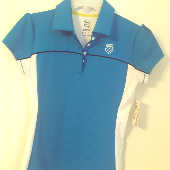 K-Swiss | Tops | Kswiss Top Blue And White | Poshmark